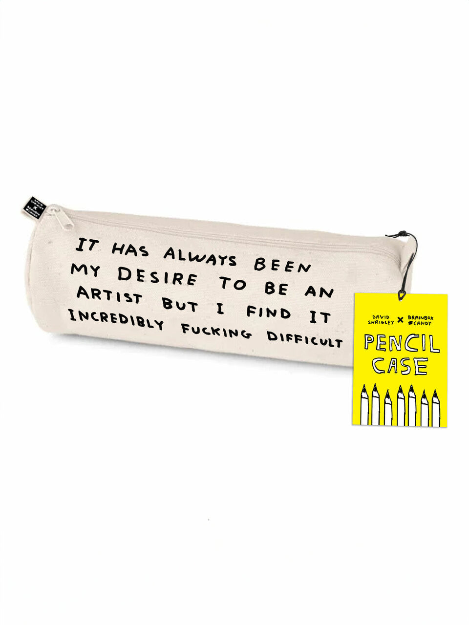 David Shrigley // Be An Artist Pencil Case — OPEN EDITIONS