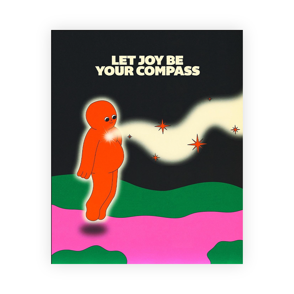 Johnnie Jefferson / Joy Compass Print — OPEN EDITIONS