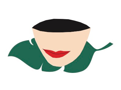 Mary Elizabeth Yarbrough // Lexicon Tea Cup with Lips Greeting Card ...