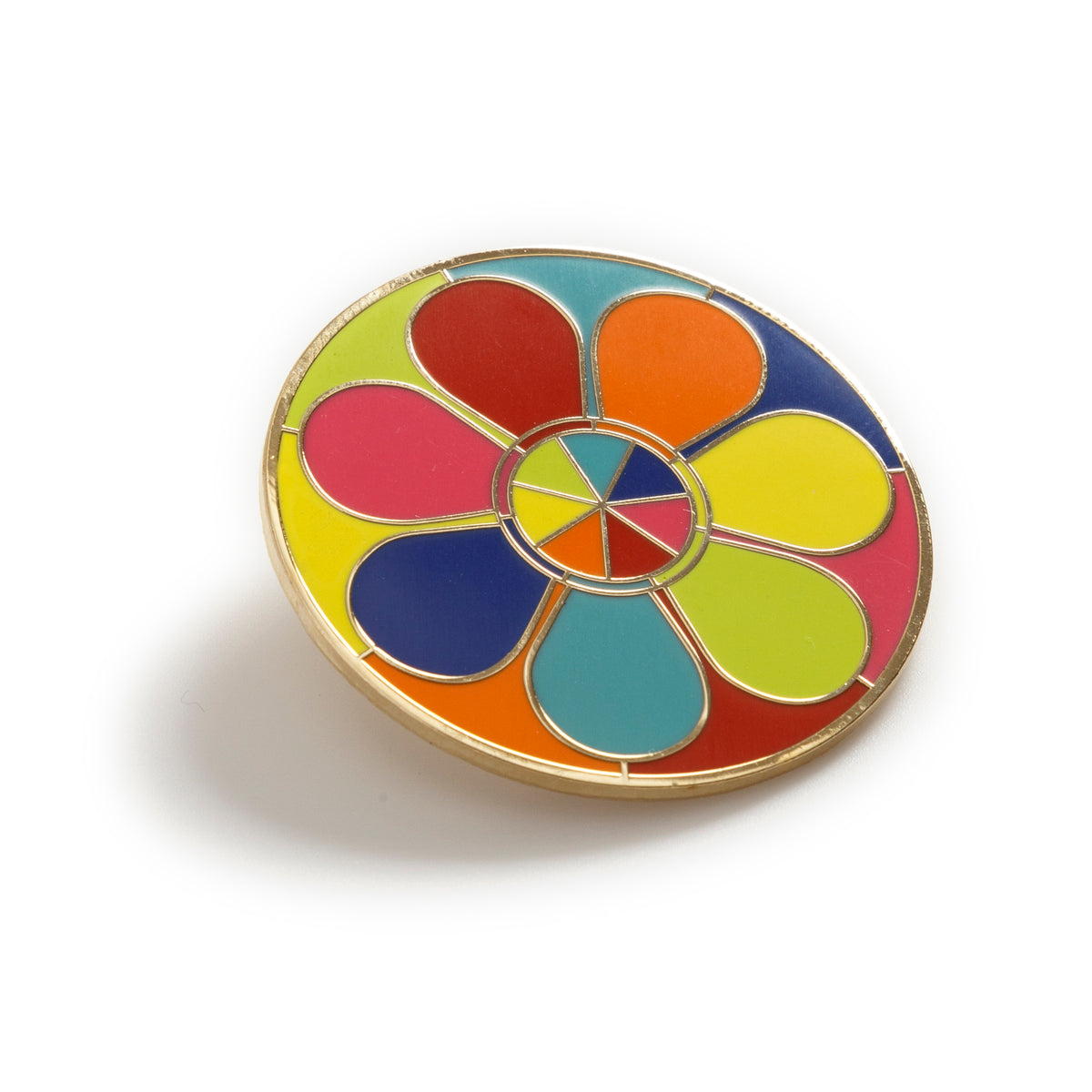 Jim Isermann / Round Flower Pin — OPEN EDITIONS