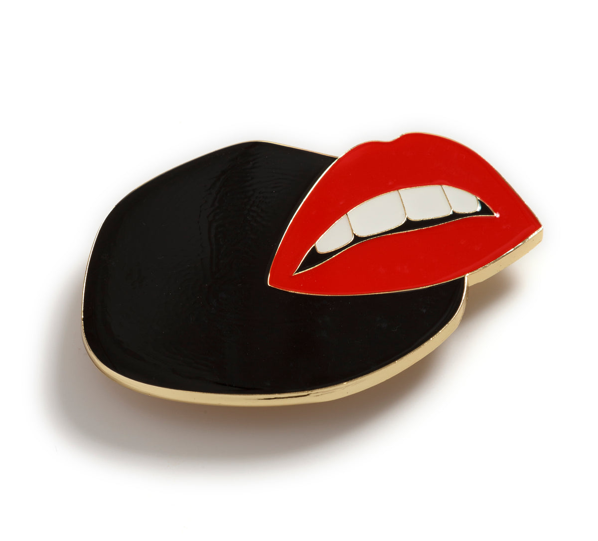 Mary Elizabeth Yarbrough: Lips Giant Pin / Brooch — OPEN EDITIONS